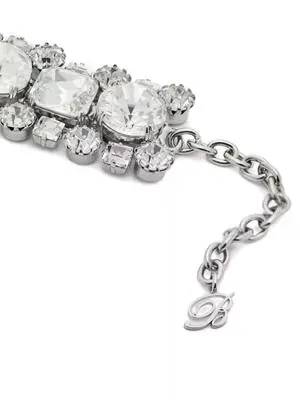 Blumarine Rhinestone Embellished Choker
