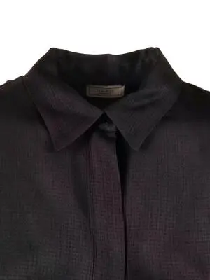 Peserico Long Sleeve Button Up Blouse - Black