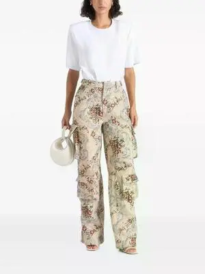 Manière De Voir Jacquard Cargo Trousers
