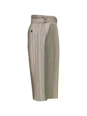 VIVIENNE WESTWOOD Striped Buckle Shorts