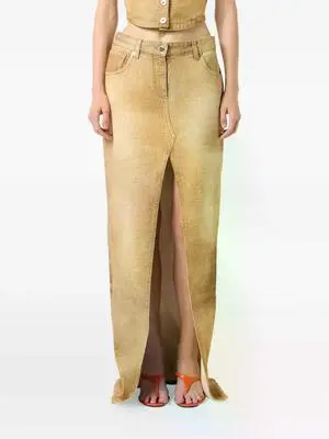 Blumarine Maxi Skirt With Front Slit