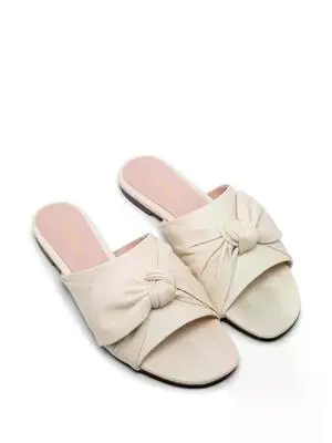 COCCINELLE Knot Leather Sandals