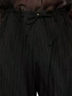Yohji Yamamoto Striped Drawstring Trousers