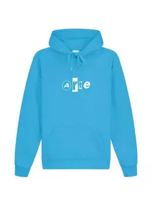 ARTE ANTWERP Graphic Print Hoodie - Blue