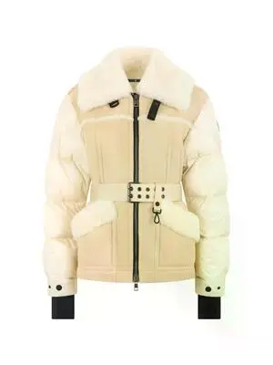 Moncler Shearling Belted Jacket