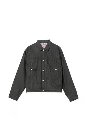 Junya Watanabe X Levi's Pinstripe Shirt Jacket - Grey