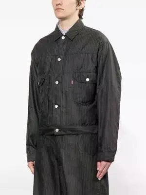 Junya Watanabe X Levi's Pinstripe Shirt Jacket
