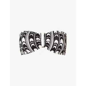 MALINA Signature Abstract-print Bikini Top - Arch