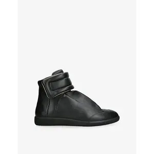 MAISON MARGIELA Future Leather Mid-top Trainers - Black