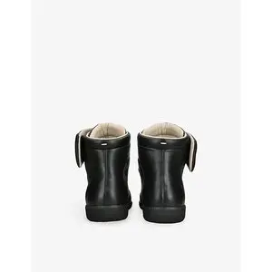 MAISON MARGIELA Future Leather Mid-top Trainers - Black