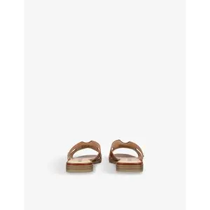 Kurt Geiger Raven Faux-leather Sandals - Tan