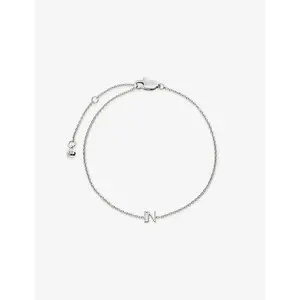 Monica Vinader Sterling Initial Bracelet - Silver