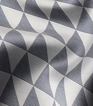 Prada Silk Triangle Scarf - Blue