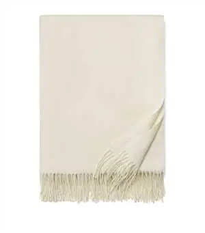 PRATESI Cashmere Misurina Throw - Ivory