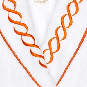PRATESI Cotton Treccia Bathrobe - Orange