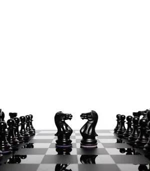 PURLING Midnight Match Chess Set