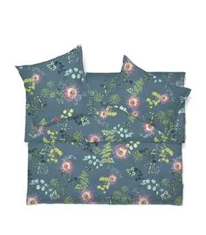 SCHLOSSBERG Cotton Sateen Nele King Duvet Cover - Green