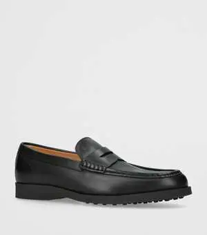 TOD'S Leather Loafers With Gommini Rubber Pebbles