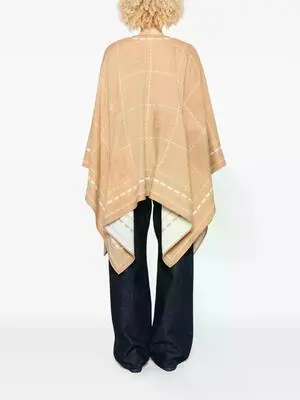 Fendi Patterned Poncho