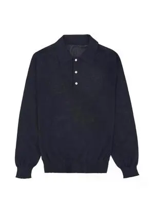 FORTELA Bennet Long-sleeve Polo Shirt - Blue