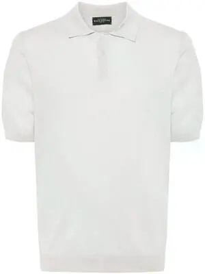 BALLANTYNE Cotton Polo Shirt - Grey