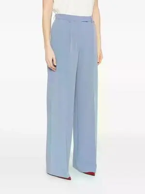 Herno Straight Leg Trousers With Pleated Detail