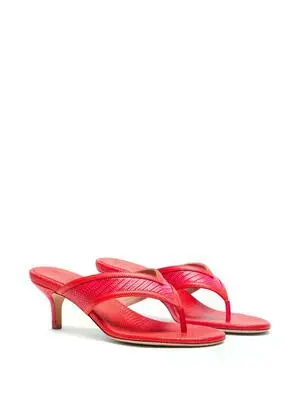 MALONE SOULIERS Koko Thong-style Heeled Sandals - Orange