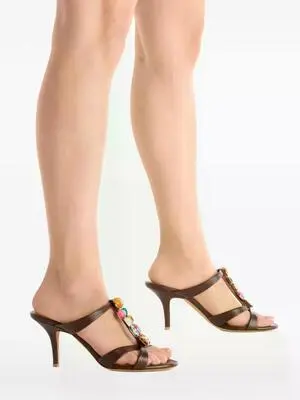 MALONE SOULIERS Simi Leather Sandals - Brown