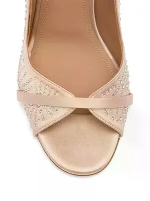 MALONE SOULIERS Norah Crystal Embellished Sandals - Pink