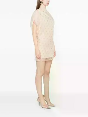 Khaite Short-sleeve Silk Dress