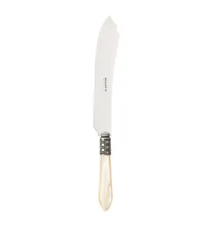 BUGATTI Optical Stainless Steel Cake Server And Knife Set