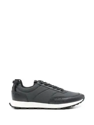BOSS Quilted Lace-up Sneakers - Blue
