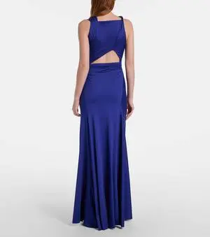 Victoria Beckham Asymmetrical Draped Gown