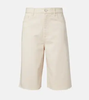 RÓHE Denim Bermuda Shorts - Beige