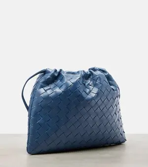Bottega Veneta Medium Pouch - Blue