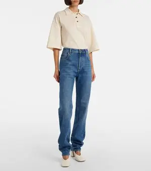 Bottega Veneta High-rise Straight Leg Jeans