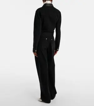 Bottega Veneta High-rise Wide-leg Jeans