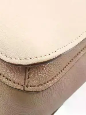 Miu Miu Madras Leather Tote Bag