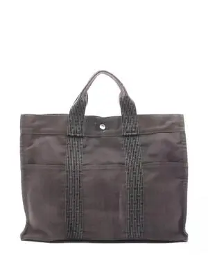 Hermès Yale Line Canvas Tote Bag - Grey
