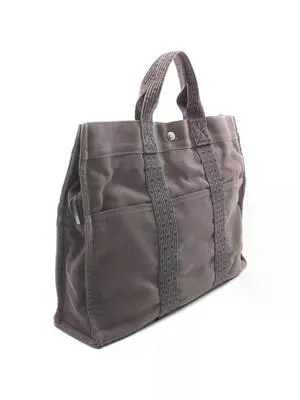 Hermès Yale Line Canvas Tote Bag - Grey