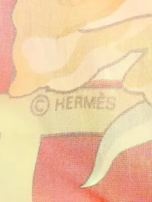 Hermès 2010s Roseraie Scarf