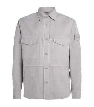 Stone Island Canvas Ghost Overshirt - Grey