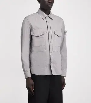 Stone Island Canvas Ghost Overshirt - Grey