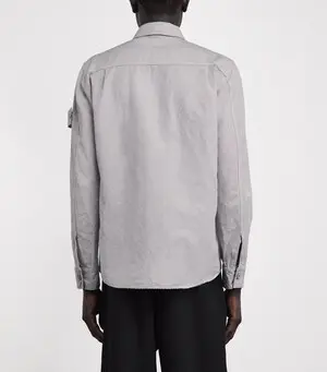 Stone Island Canvas Ghost Overshirt - Grey
