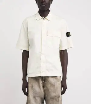 Stone Island Stretch-cotton Twill Shirt