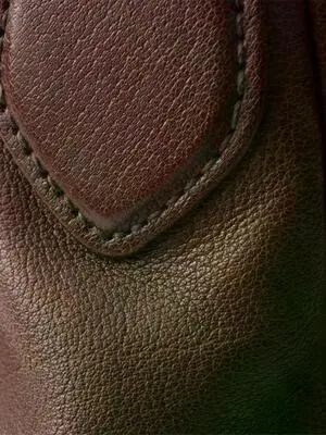 Prada Medium Washed Leather Bag - Brown