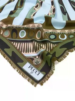 Emilio Pucci Mixed-print Silk Stole