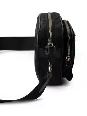 Prada Re-nylon Satchel Shoulder Bag With Saffiano Leather Trim - Black
