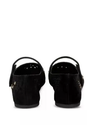 PEDRO GARCIA Embellished Perforated Flats