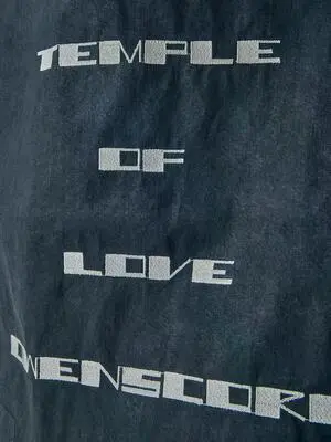 Rick Owens Rectangular Tote Bag With Text Print